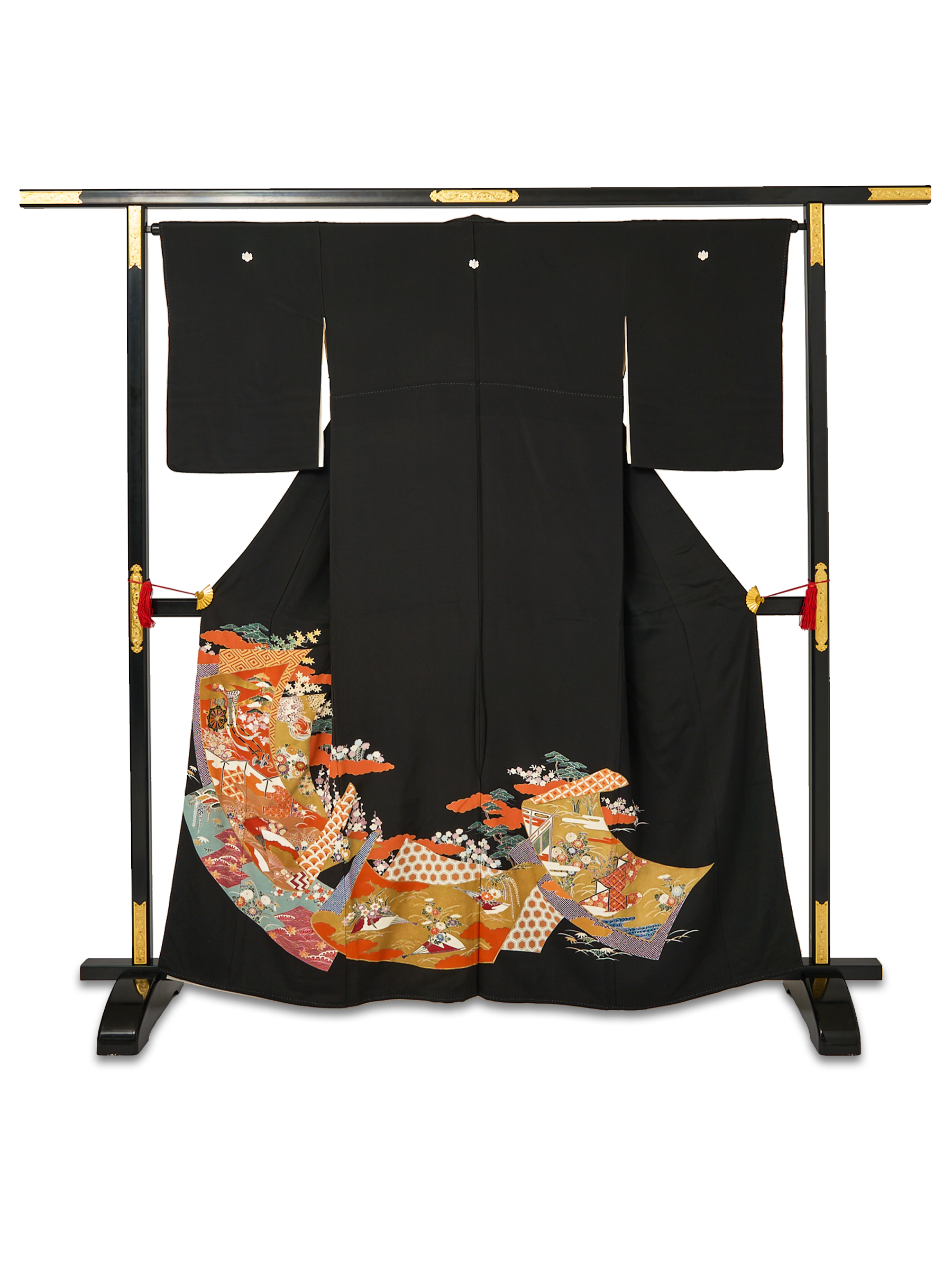 Women's Vintage Koen Silk Japanese Kimono – Japan Objects Store