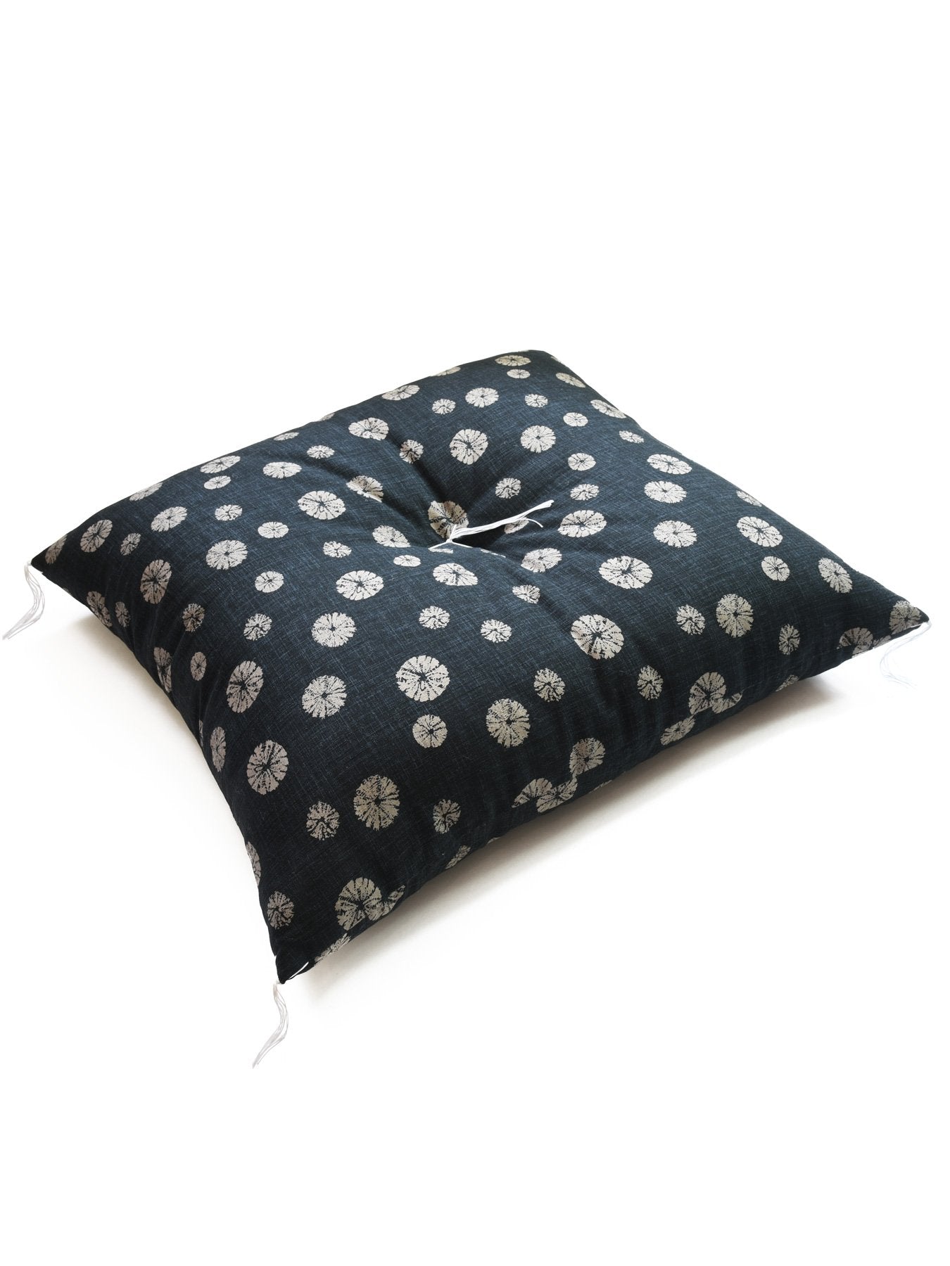 Shibori Black Zabuton Cushion | Japan Object Store – Japan Objects Store